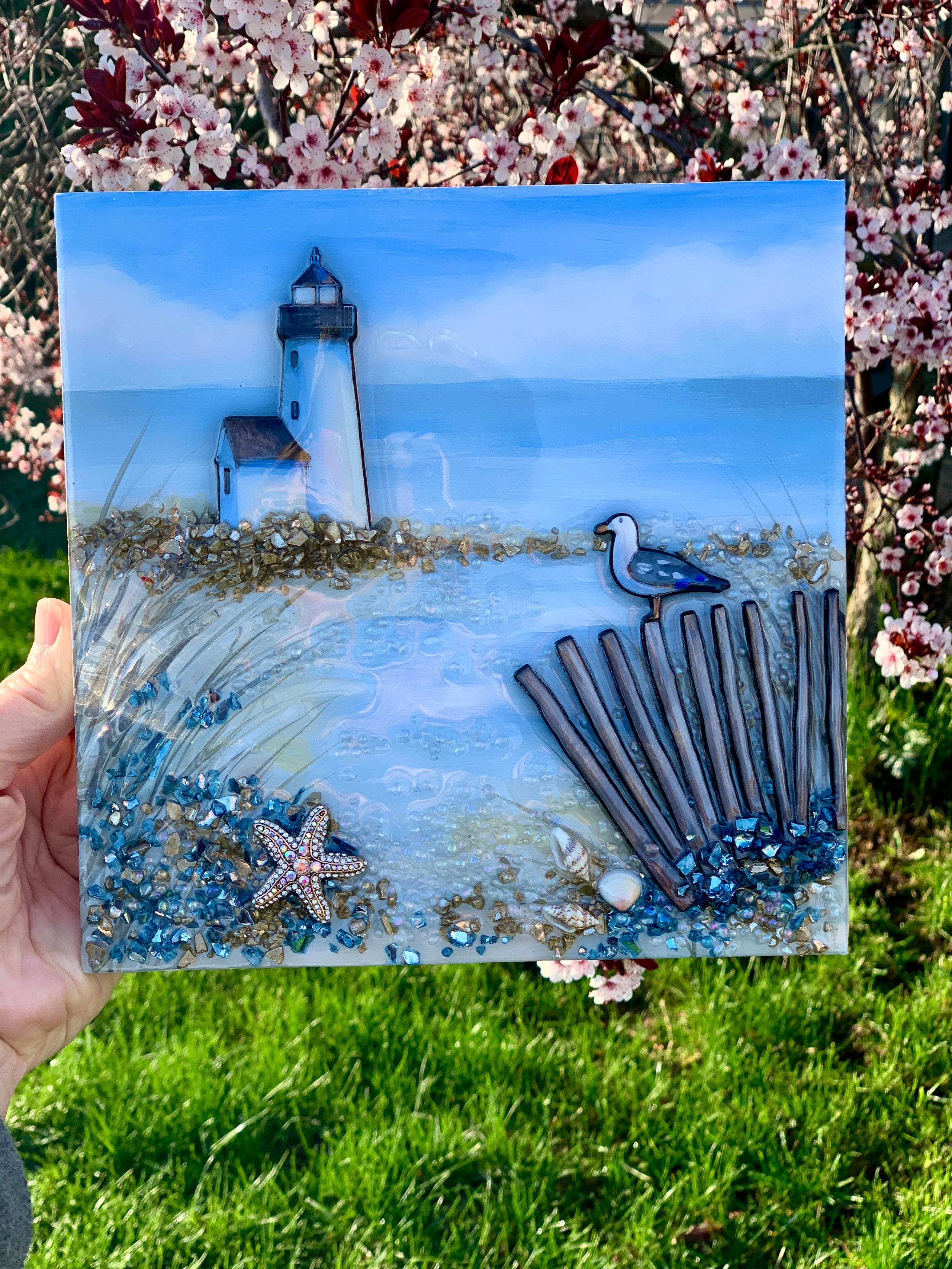 Coastal Lighthouse | Agnes Friedlander Art Studio