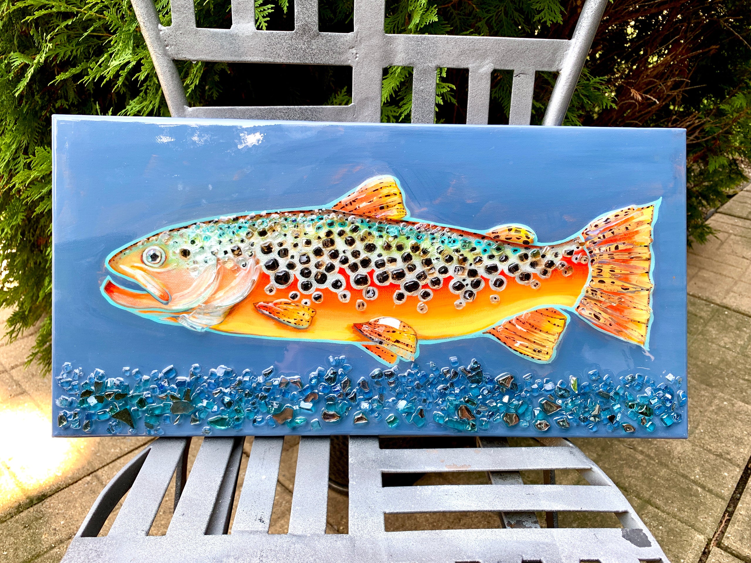 Brown Trout Painting